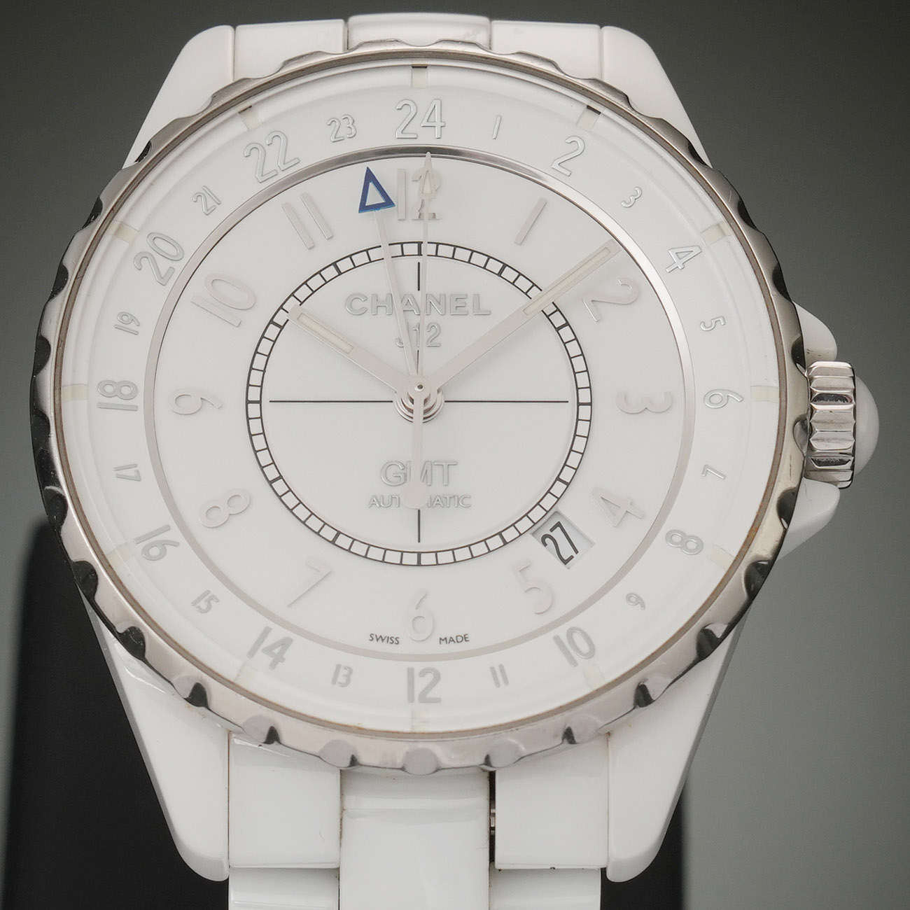 CHANEL(USED)샤넬 J12 화이트 세라믹 오토 38mm GMT H3103 | 캉카스백화점